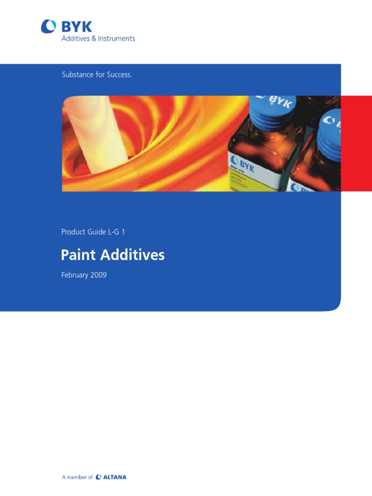BYK Additives PDF | PDF | Wax | Paint
