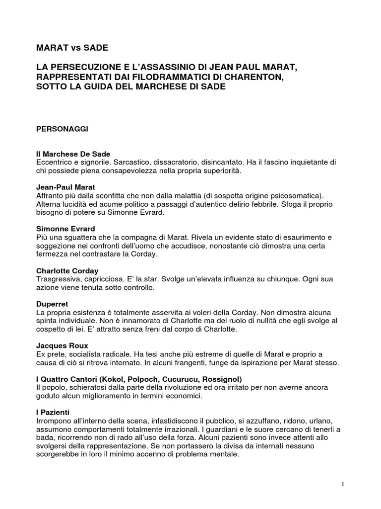 Copione | PDF