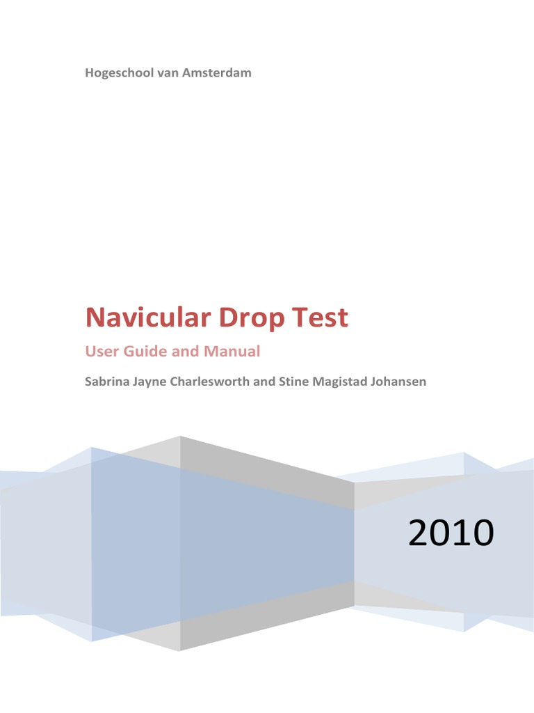 Navicular Drop Test Protocol | PDF | Foot | Ankle