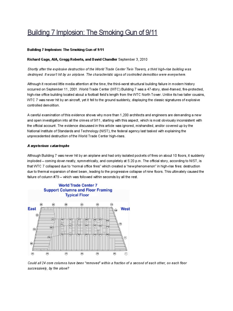 Building 7 Implosion | PDF | Chemistry | Buildings And Structures