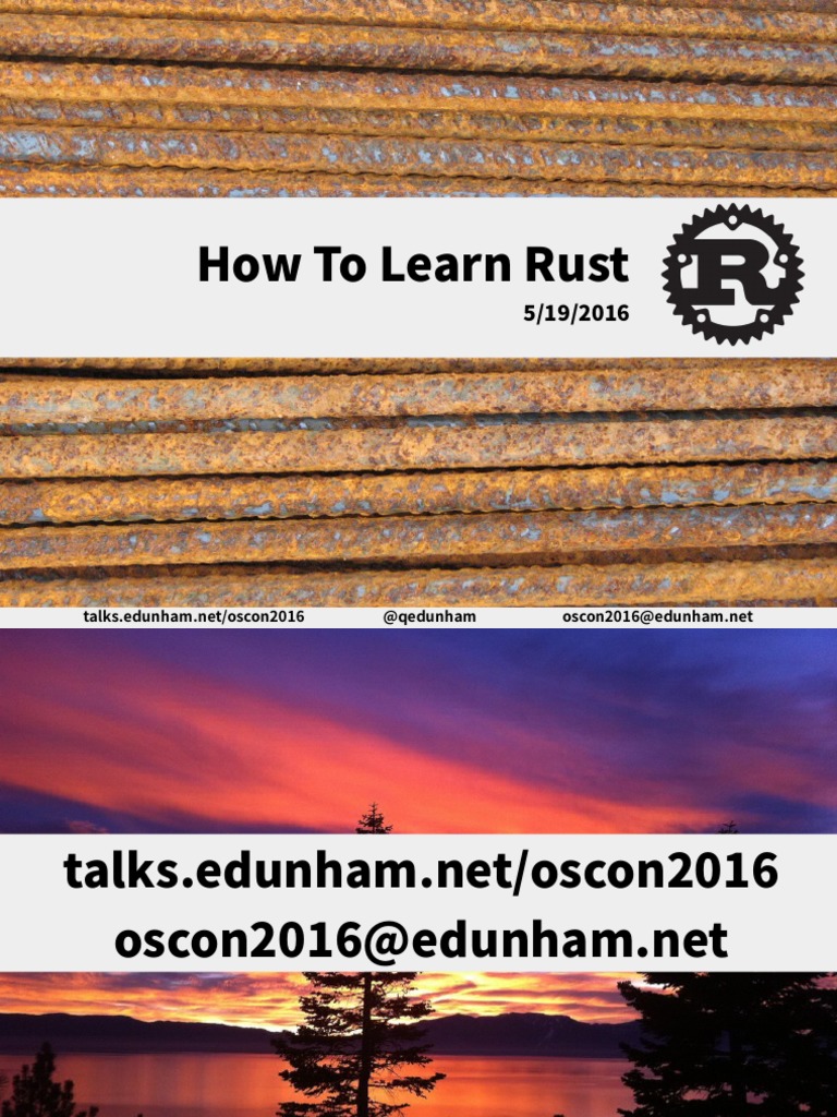 How To Learn Rust | PDF | Notation | Software Engineering