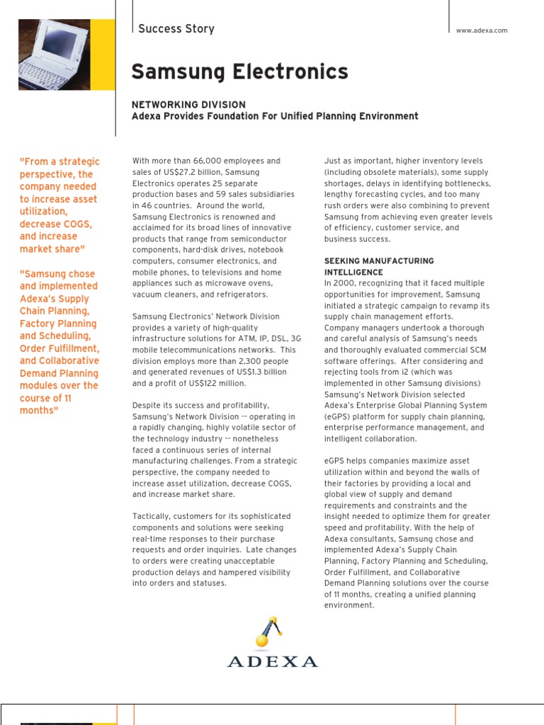 Samsung | PDF | Samsung | Supply Chain