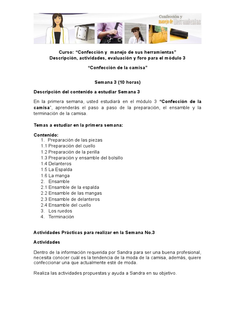 Activ3 LINA | PDF | Camisa | Moda