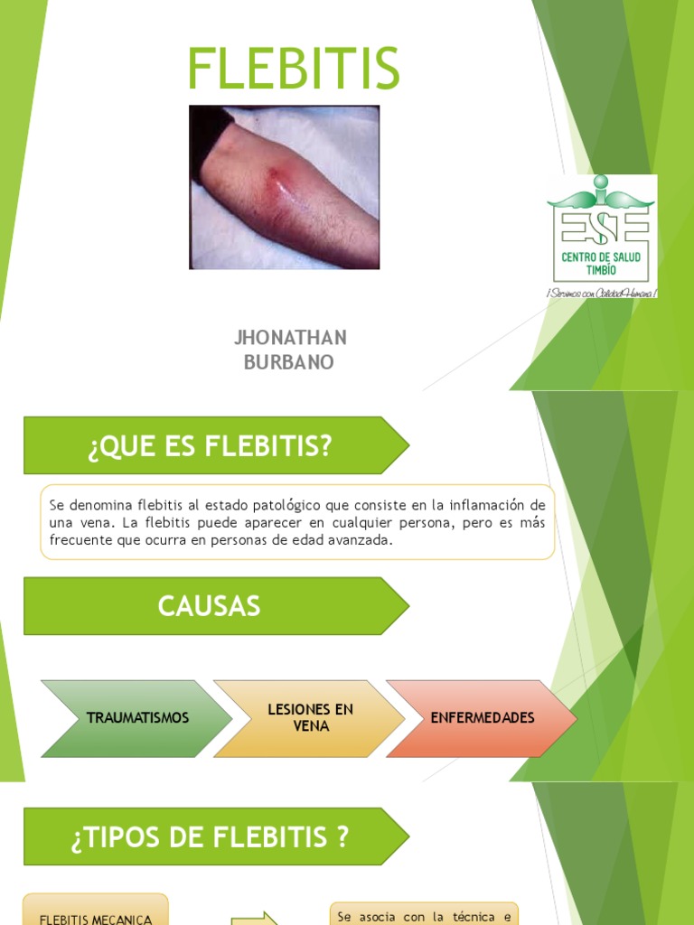 FLEBITIS | PDF | Antiinflamatorio | Inflamación