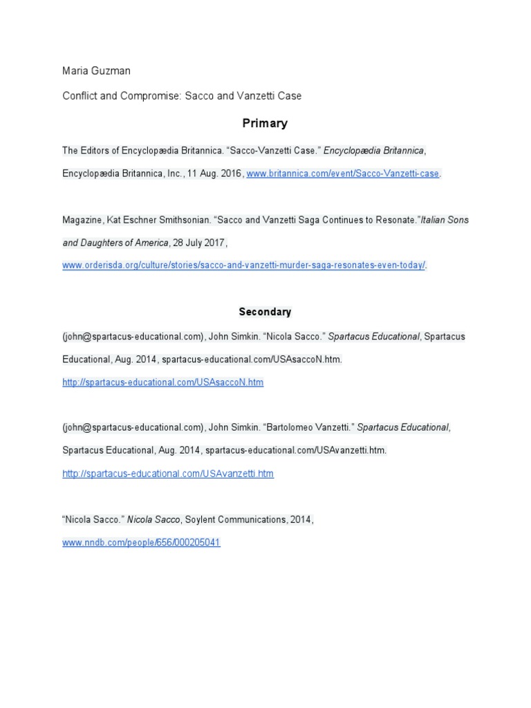 Annotated Bibliography NHD | PDF