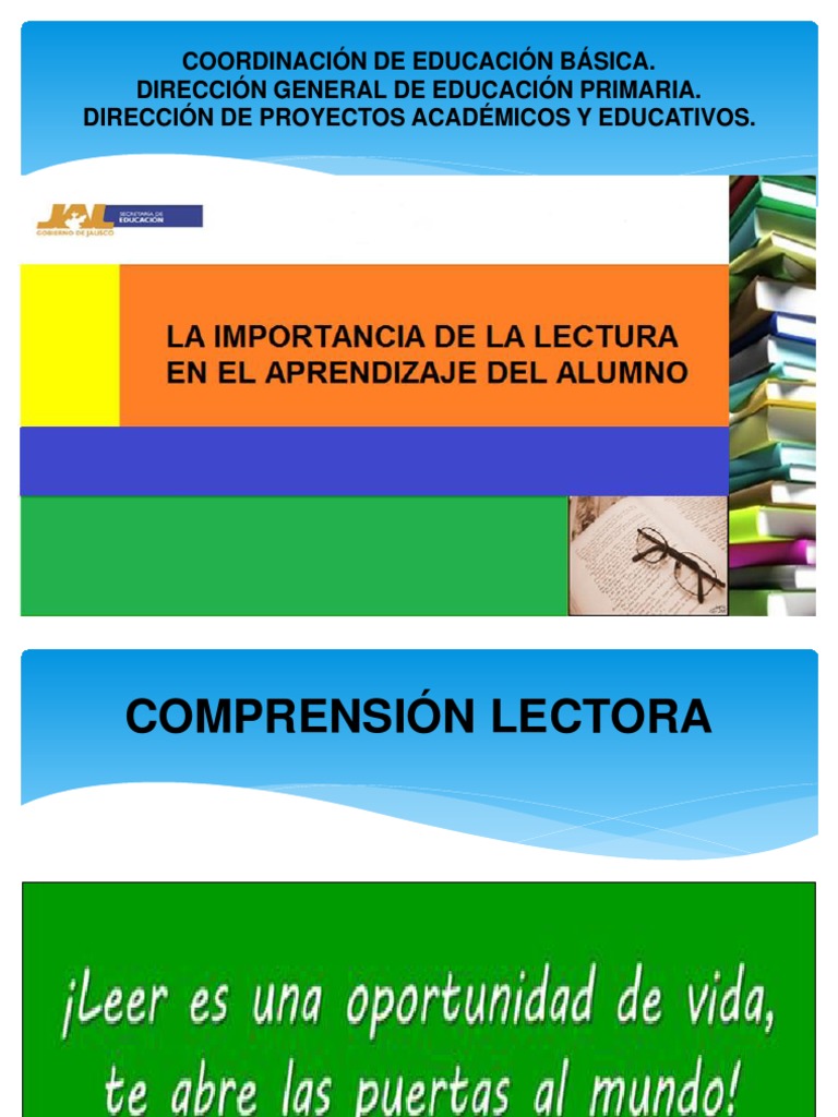 Presentación Estrategias de Comprensión Lectora | PDF | Lectura ...