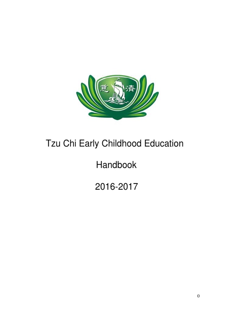 Tzu Chi EarlyChildhood Handbook 2016-17-1 | PDF | Sweater | Curriculum