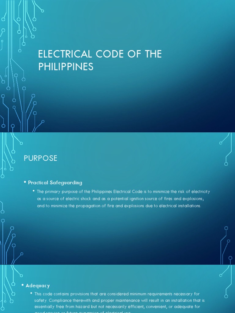 Electrical Code of The Philippines Report | PDF | Electrical Substation ...