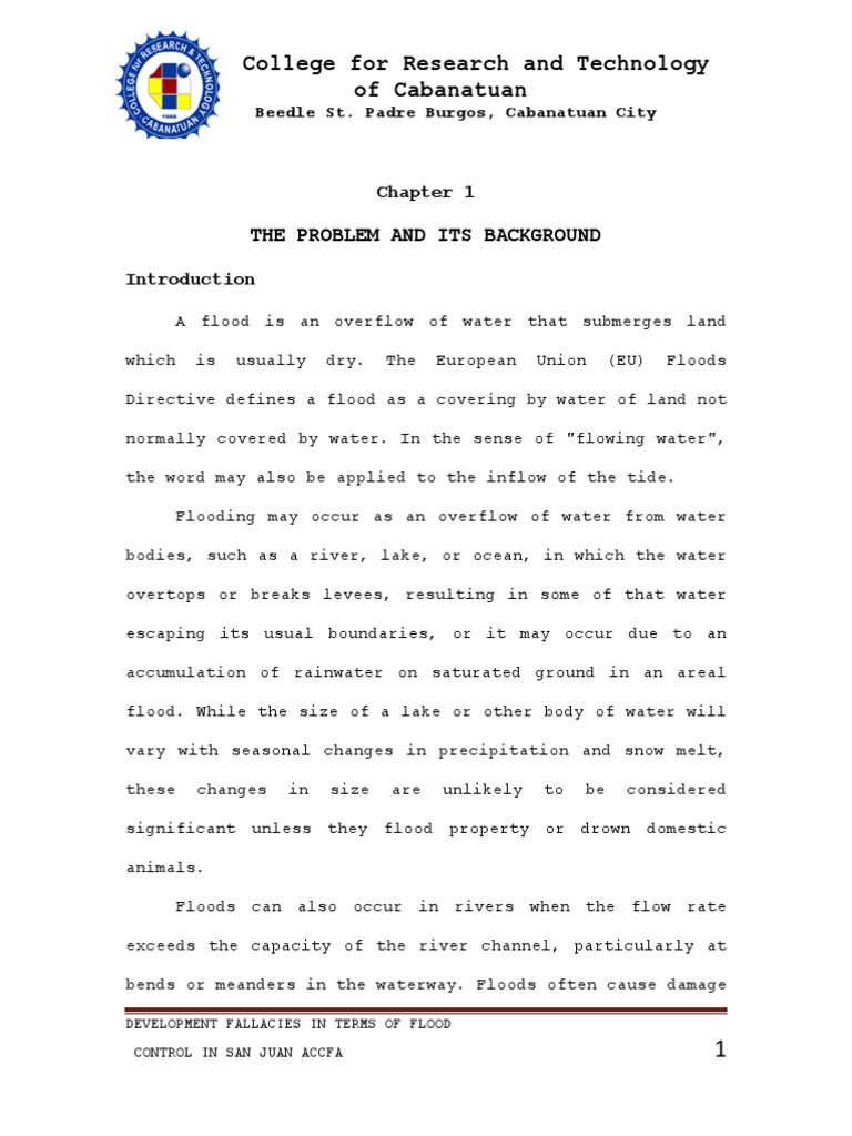 Body of The Thesis | PDF | Flood | Stormwater