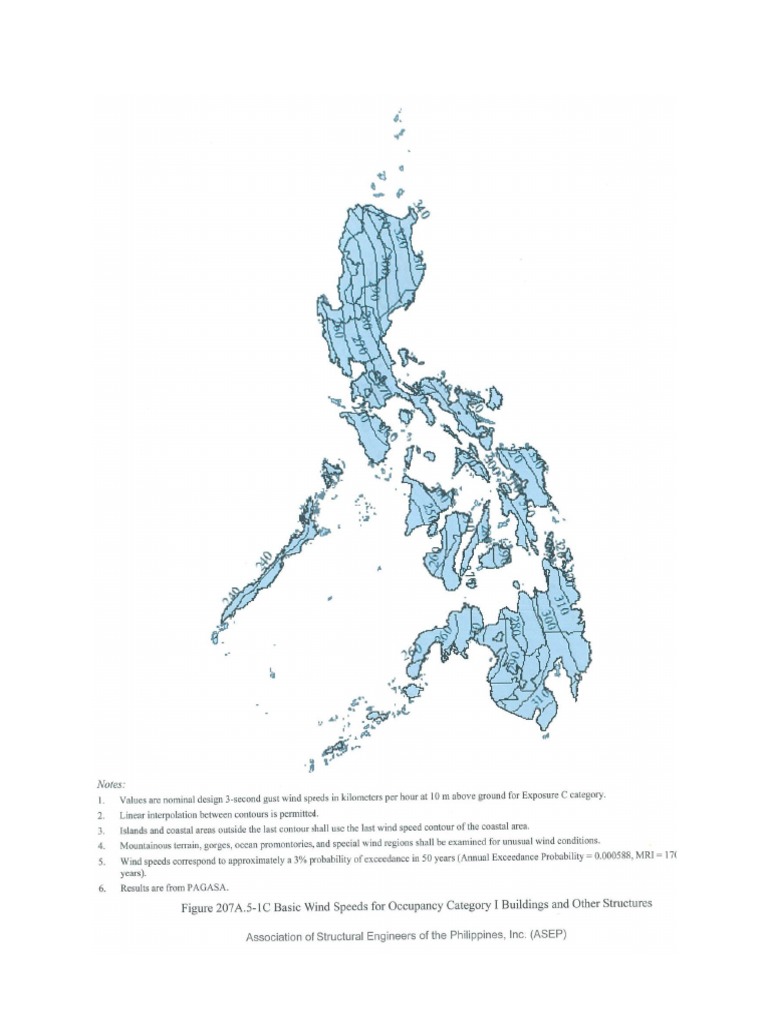 See Map For Basic Wind Speed | PDF