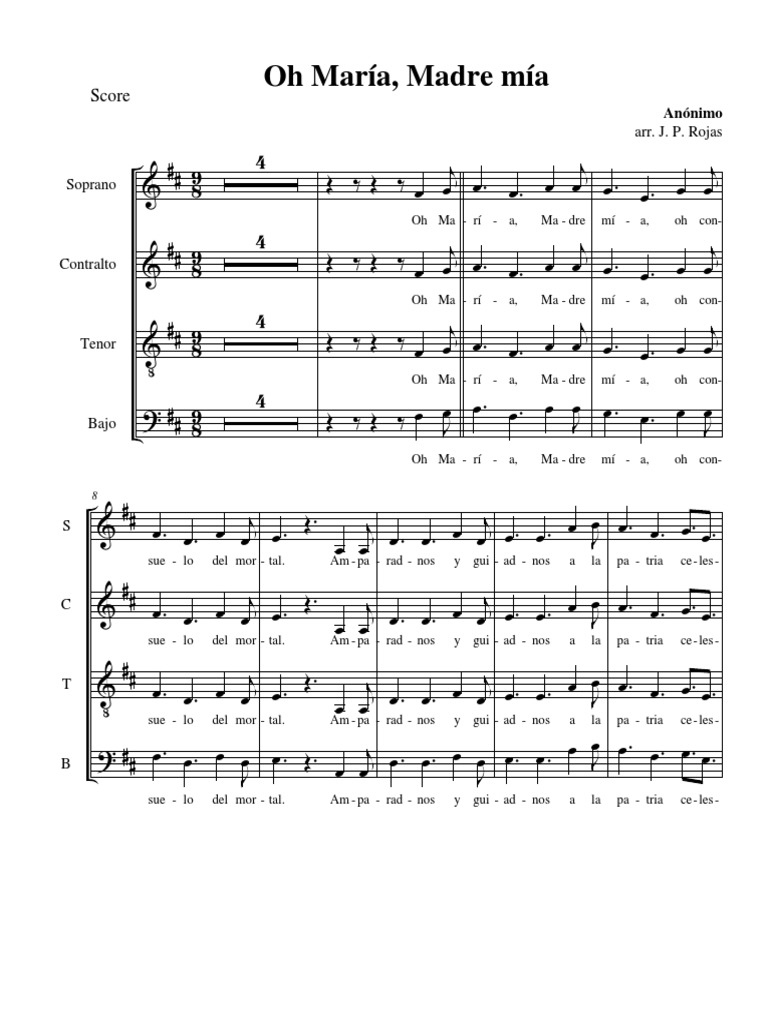 12 Oh María Madre Mía Pdf Pdf