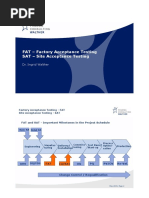 Factory Acceptance Test Protocol | PDF | Verification And Validation ...