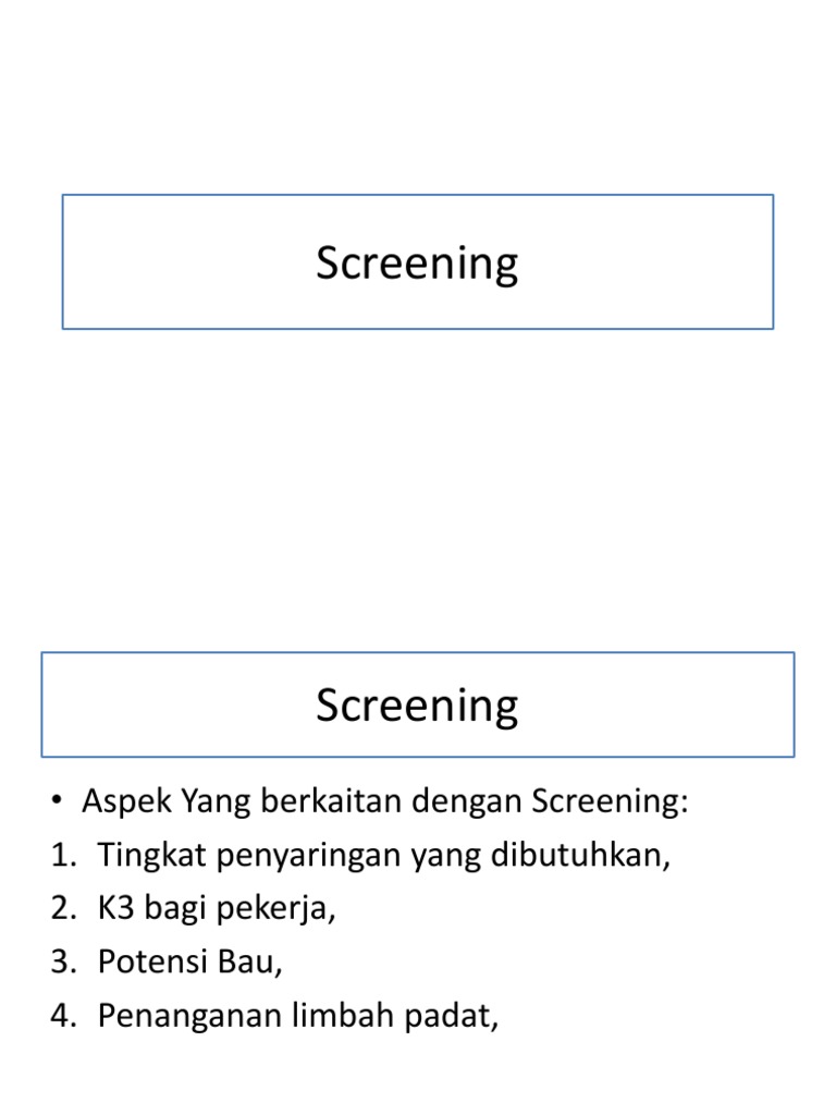 Penyaringan dan Pengelolaan Pasir | PDF