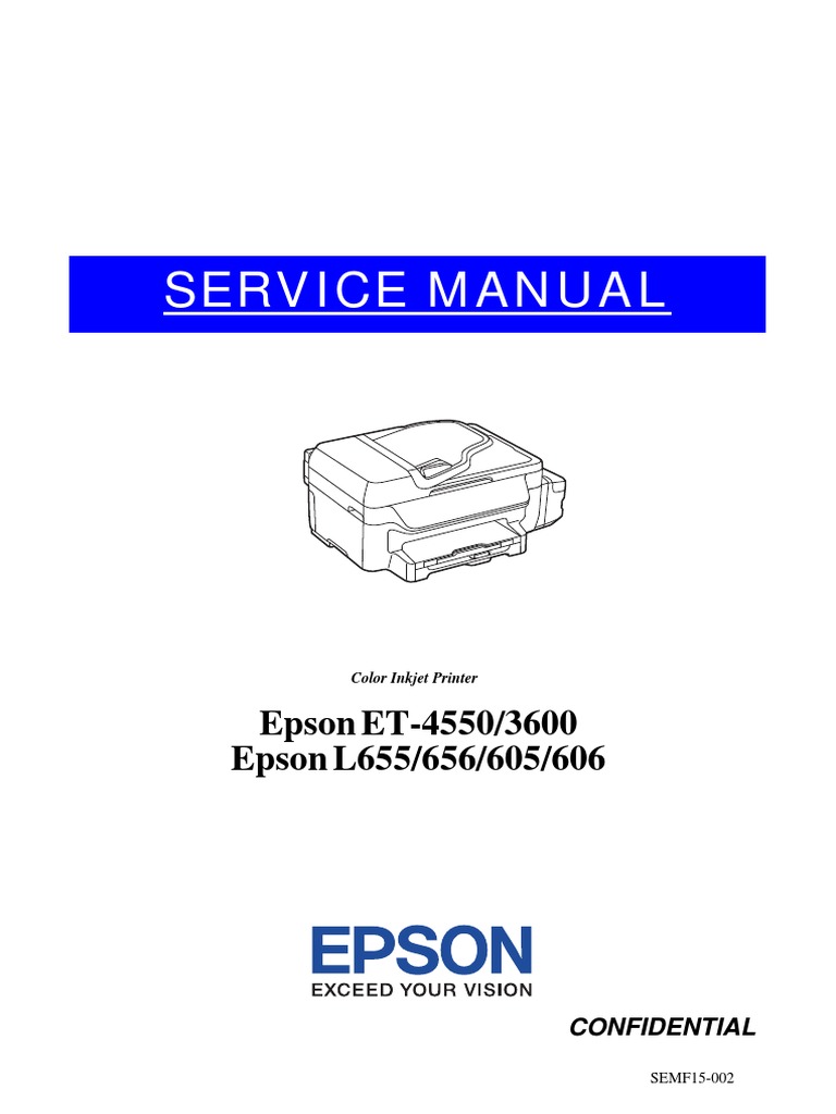 L655 L656 Manual de Servicio | PDF | Troubleshooting | Image Scanner