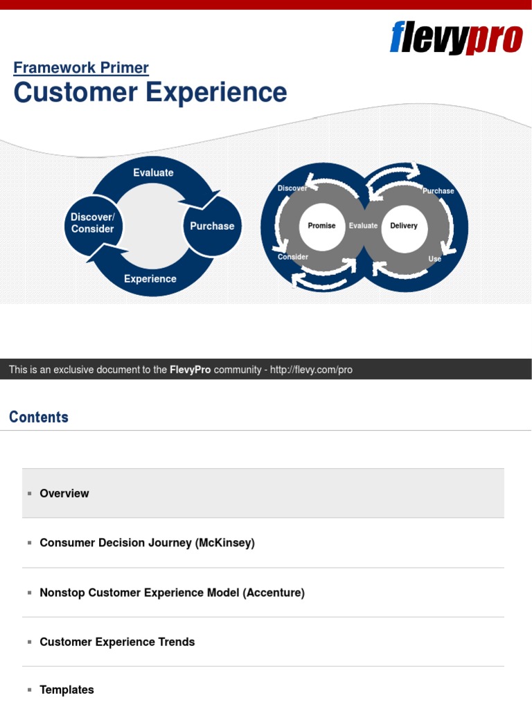 Non Stop Customer Experience Model | PDF | Customer Experience | Business