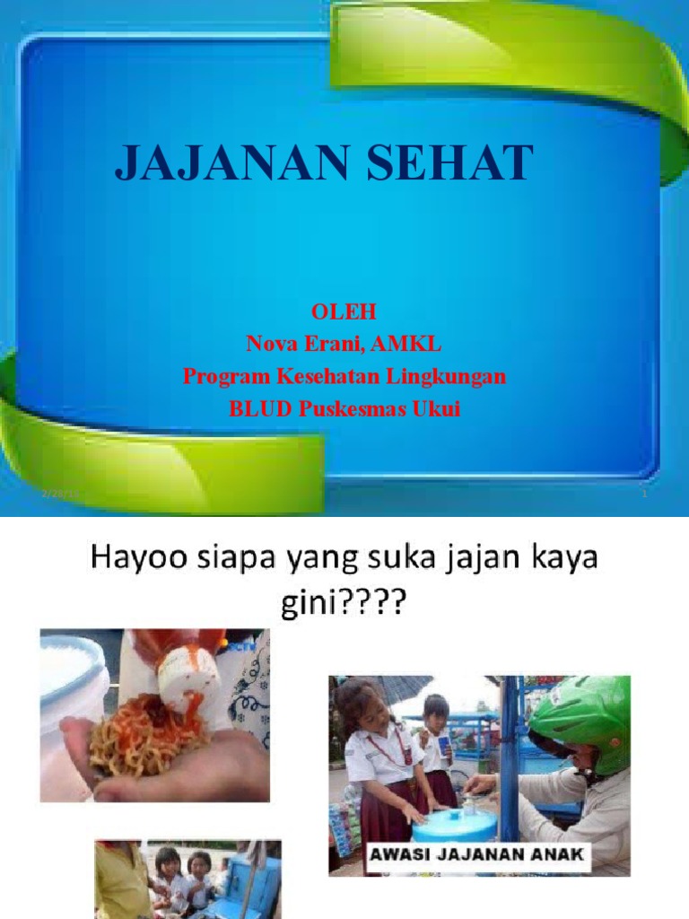 # PPT Jajanan Sehat | PDF