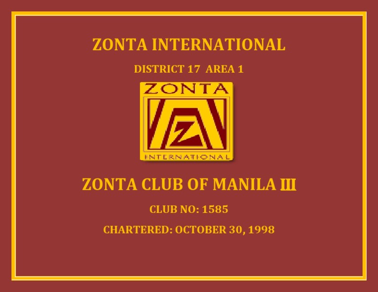 Zonta International Banner | PDF