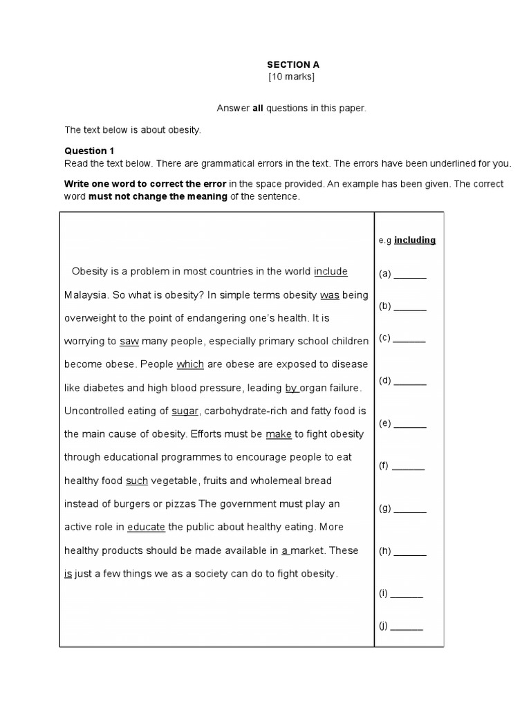 UP 1 Form 3 | Download Free PDF | Healthy Diet | Obesity