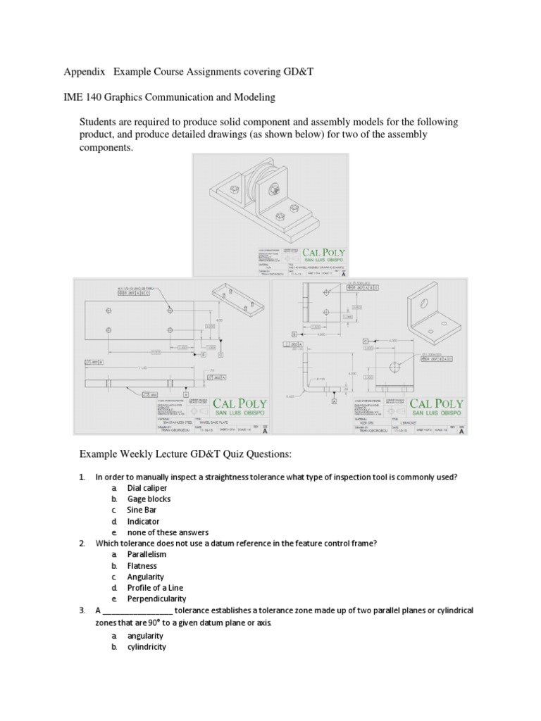 GD T Examples | PDF | Engineering Tolerance | Industries