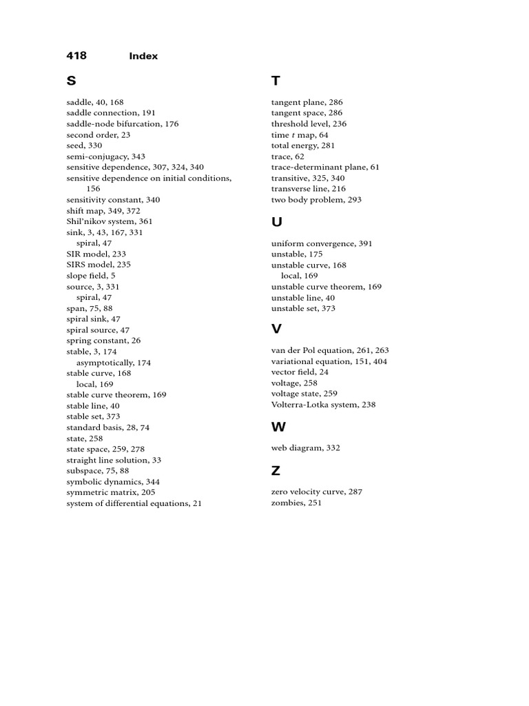 (Robert L Devaney) Differential Equations, Dynamical Systems, and An ...