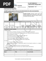 Safe Work Procedure Template | PDF