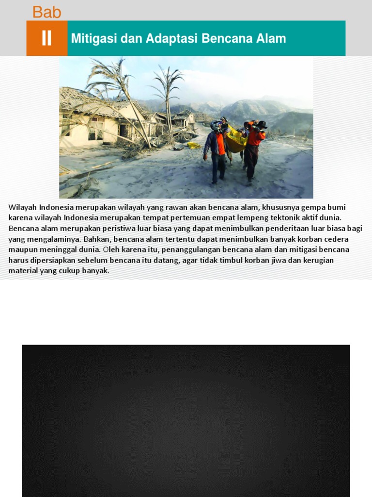 Presentasi Mitigasi Bencana Alam | PDF