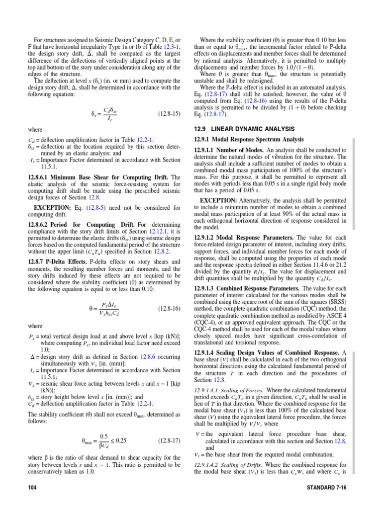 104 Standard 7-16 | PDF | Normal Mode | Mechanics