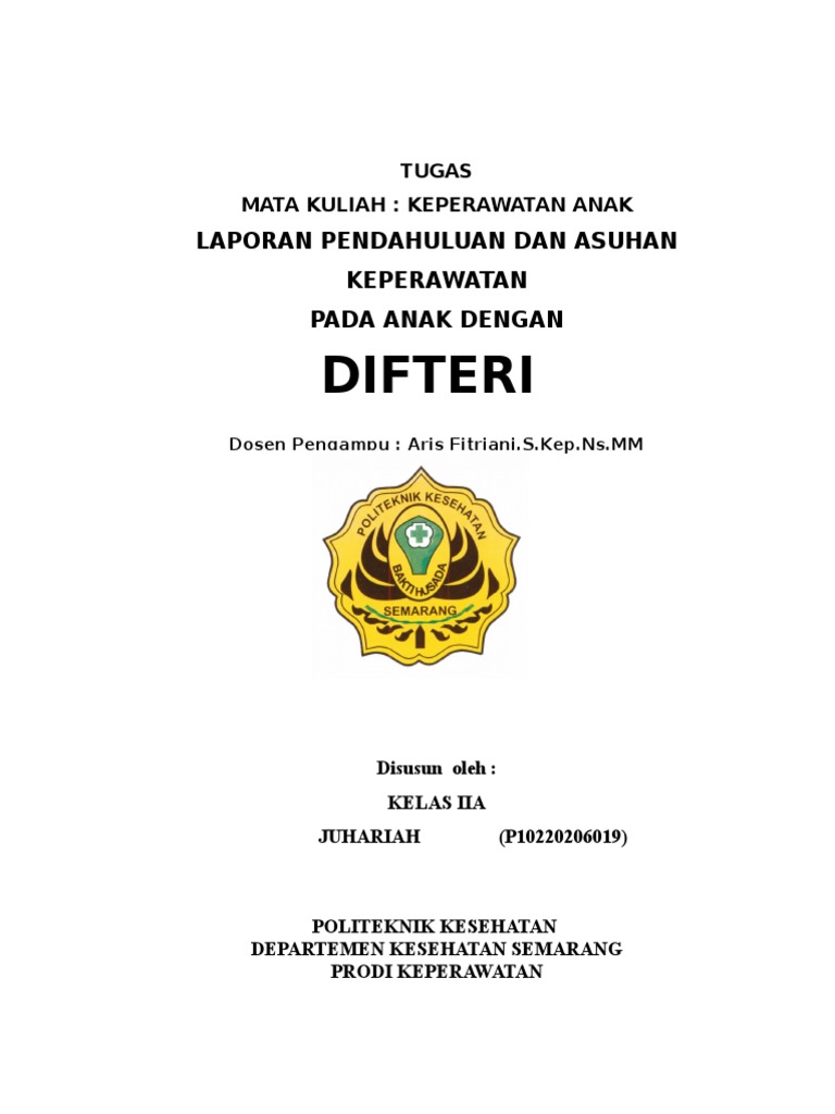 Anak - Difteri | PDF