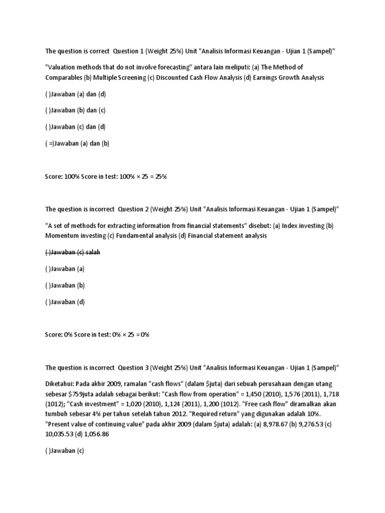 Contoh Soal ALK | PDF | Metode & Bahan Ajar