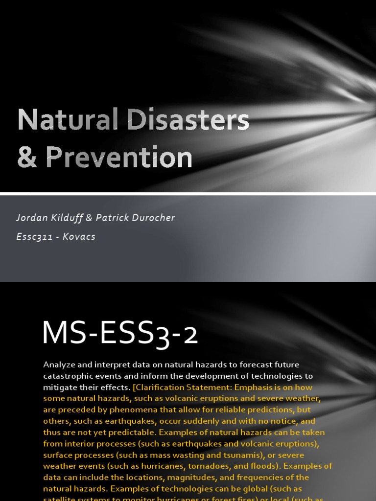 Jordan Kilduff & Patrick Durocher Essc311 - Kovacs | PDF | Natural ...