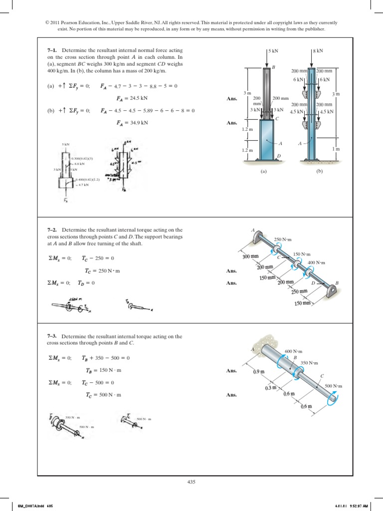 SM CH07 | PDF | Civil Engineering | Mass
