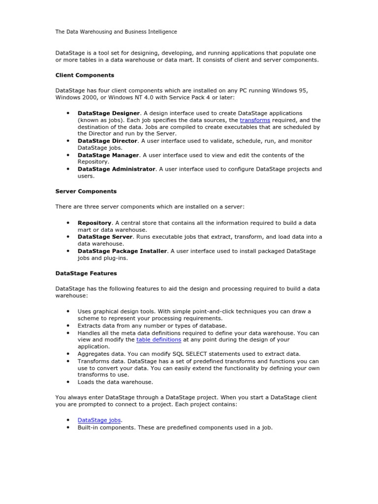 Datastage Best Practices | PDF | Parameter (Computer Programming ...