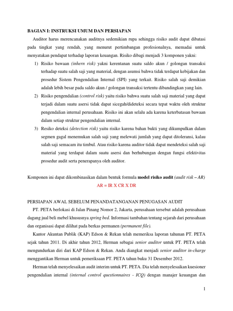 Praktik Audit Dan Pde Sap 2 | PDF