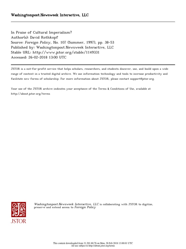 The Positive Impacts of Cultural Globalization and How It Can Reduce ...