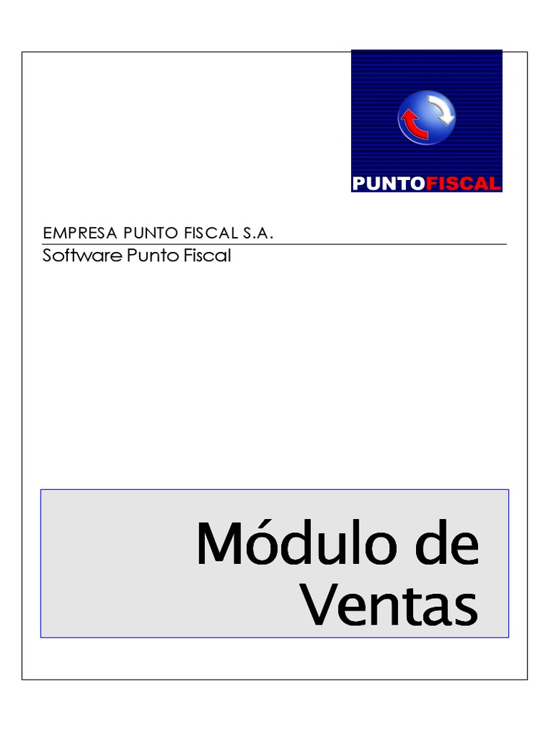 Manual del Módulo de Ventas | PDF | Ventana (informática) | Cheque