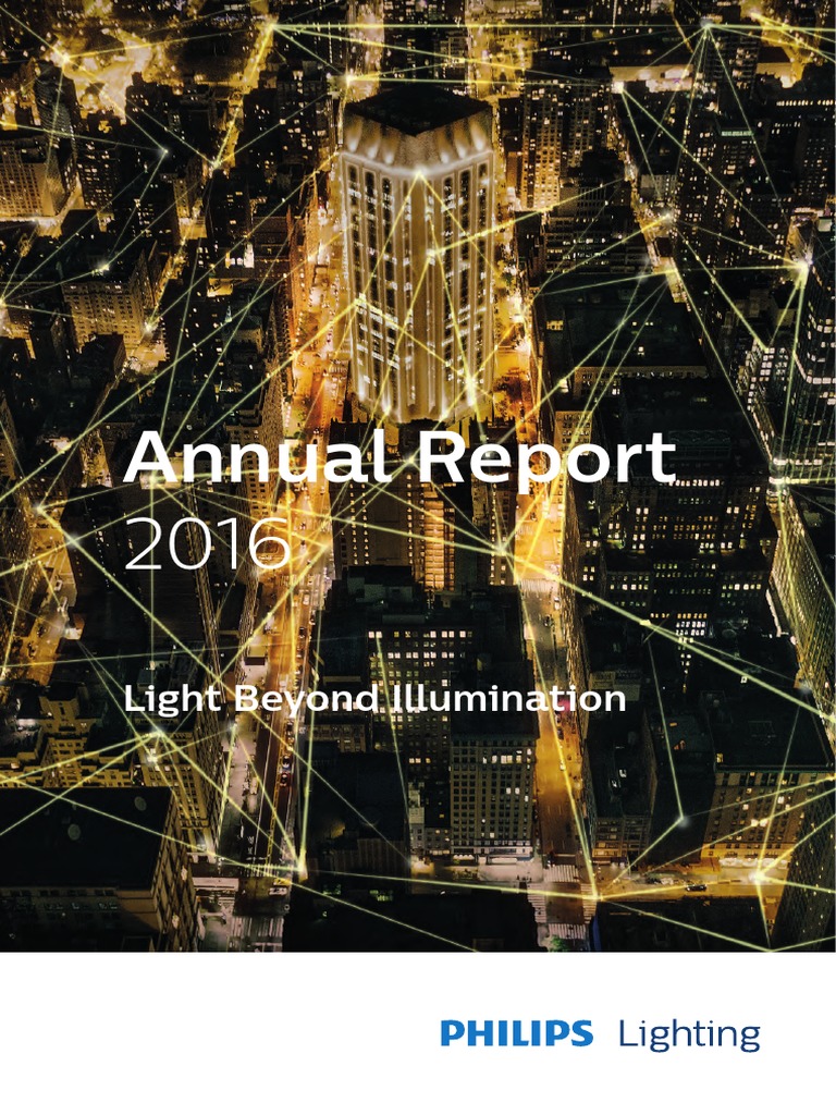 Philips Lighting Annual Report | PDF | Sustainability | Innovation