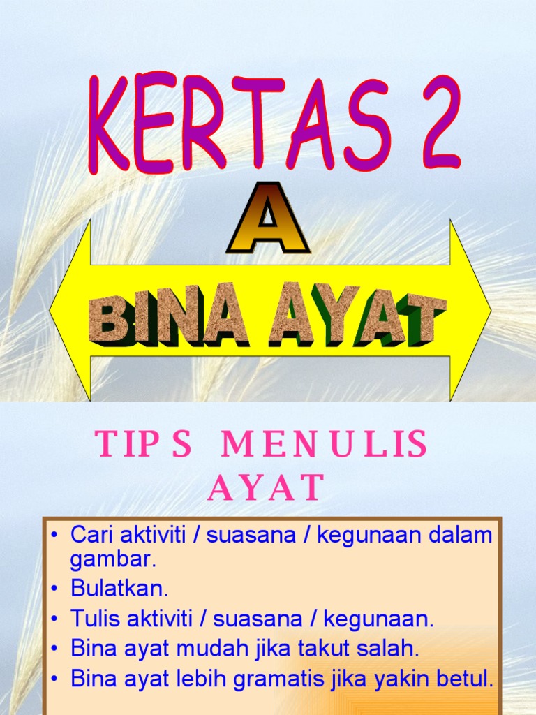 Gambar Bina Ayat | PDF