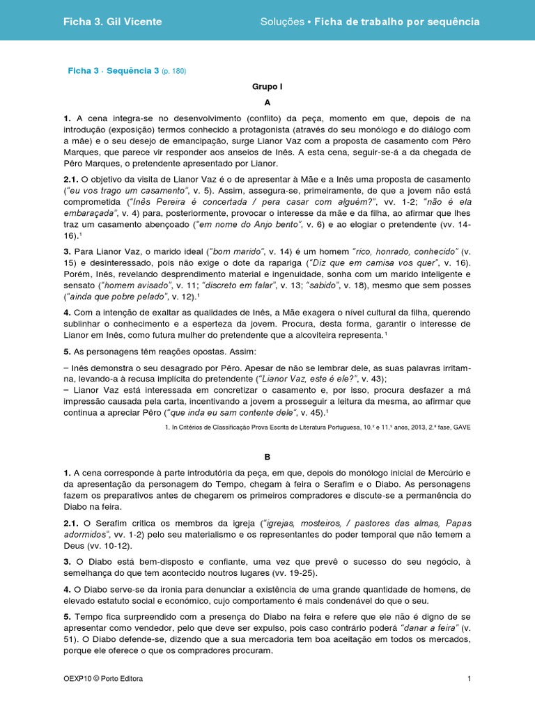 Oexp10 Correcao Ficha Trabalho Seq3 | PDF | Diabo