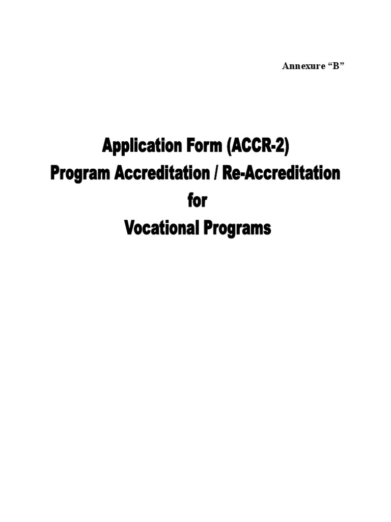 Form For Voc | PDF | Behavior Modification | Further Education
