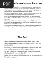 Case Study On Sahara Scam Background of | PDF | Companies | Corporate Law