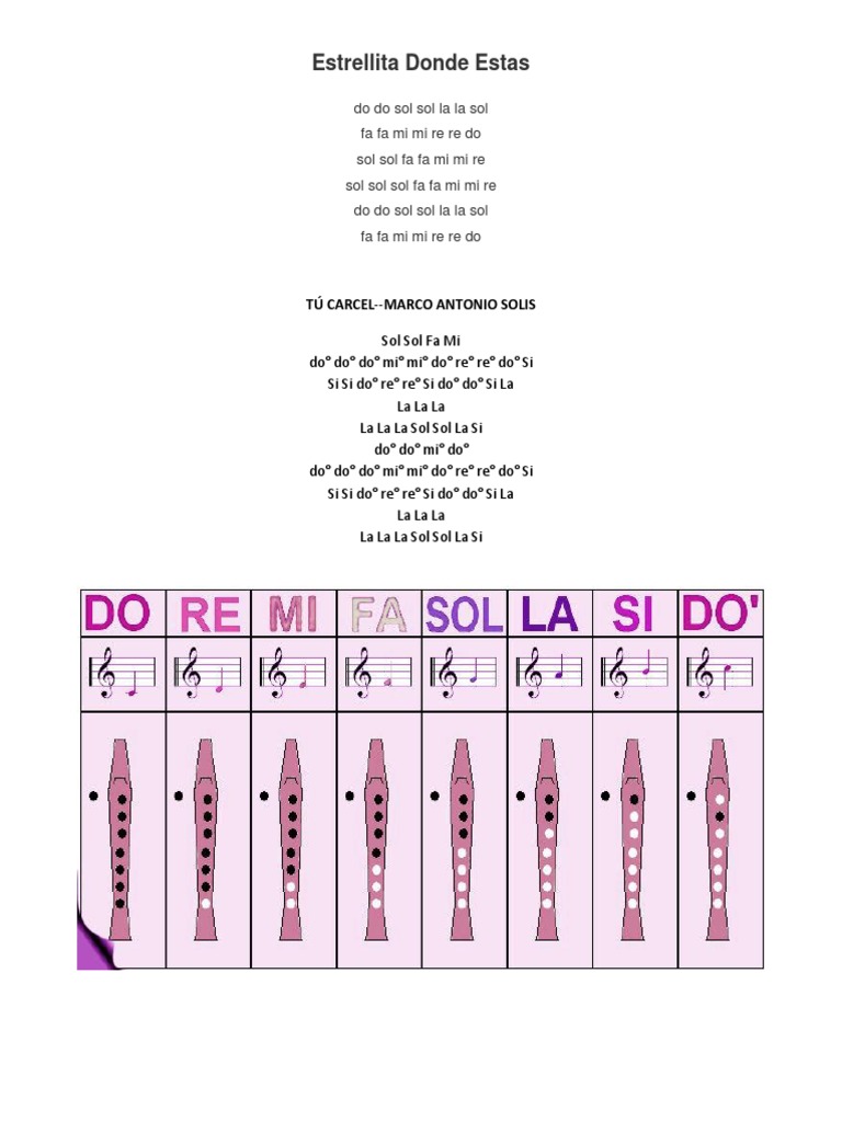 Estrellita Donde Estas Flauta 🌸Paulina Con Tan Solo 5 Añitos Nos