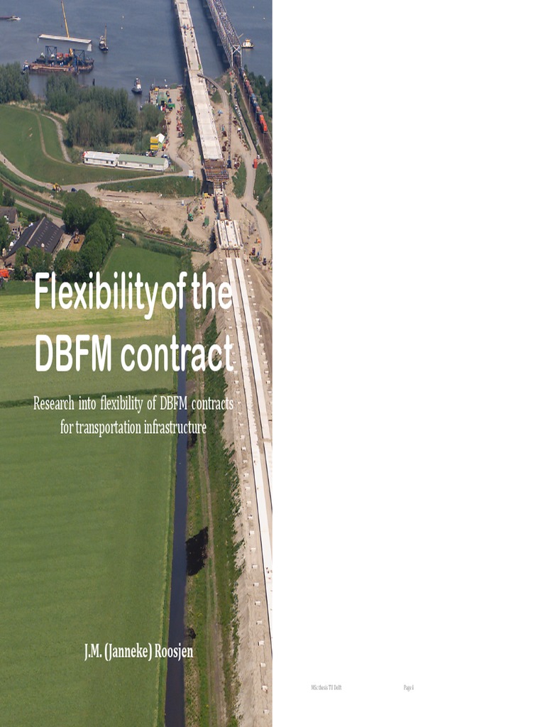Flexibility of The DBFM Contract | PDF | Interest | Thesis