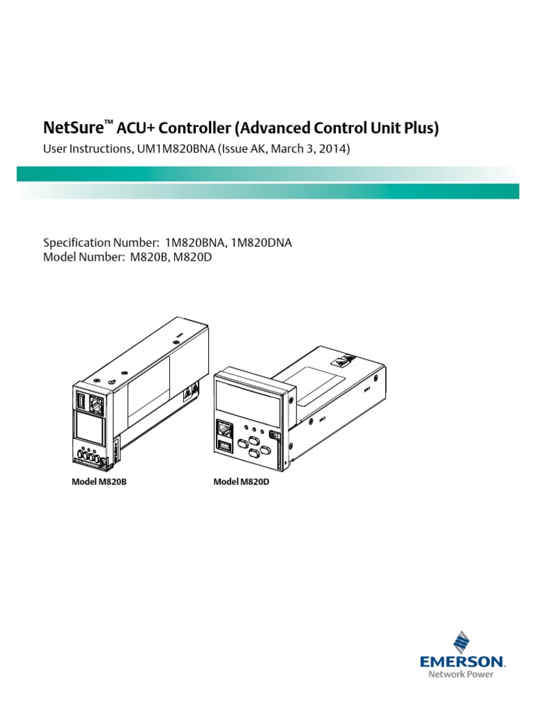 Netsure: Acu+ Controller (Advanced Control Unit Plus) | PDF | Fire ...
