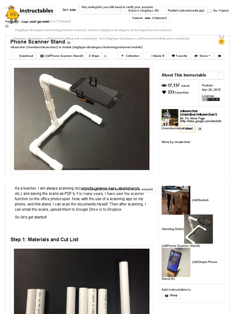 Phone Scanner Stand - All | PDF | Image Scanner | Computing