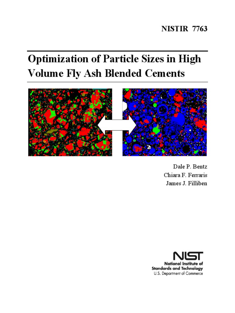 Optimization of Particle Sizes in High Volume Fly Ash Blended Cements ...