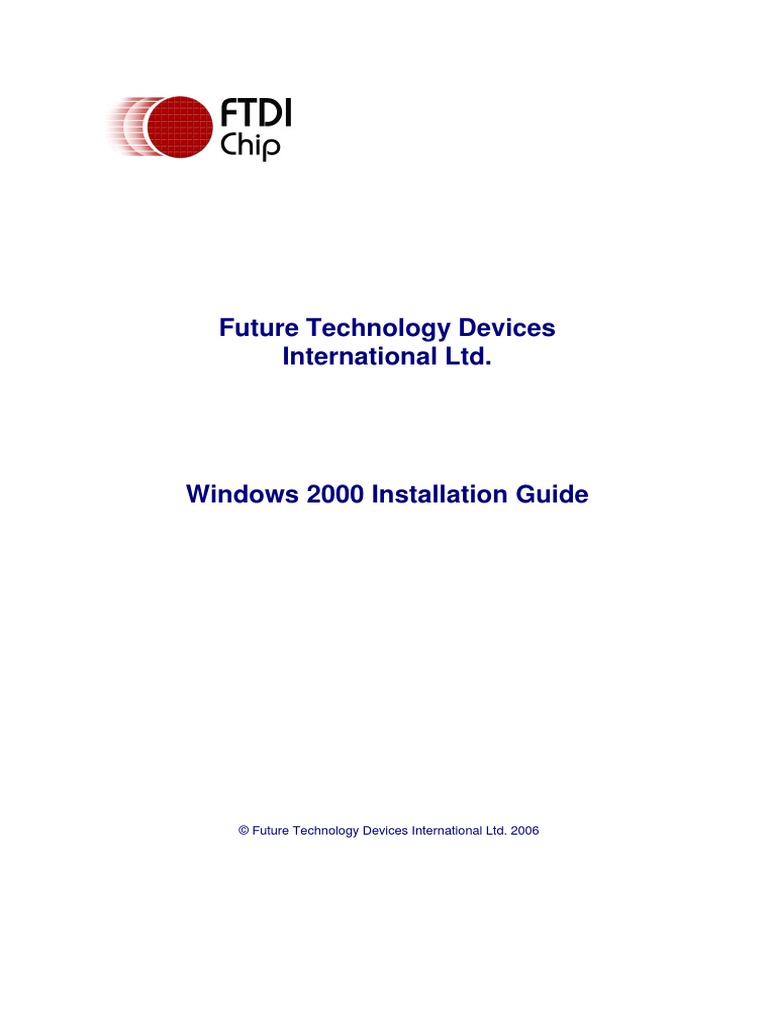 Windows 2000 Installation Guide PDF | PDF | Device Driver | Windows 2000
