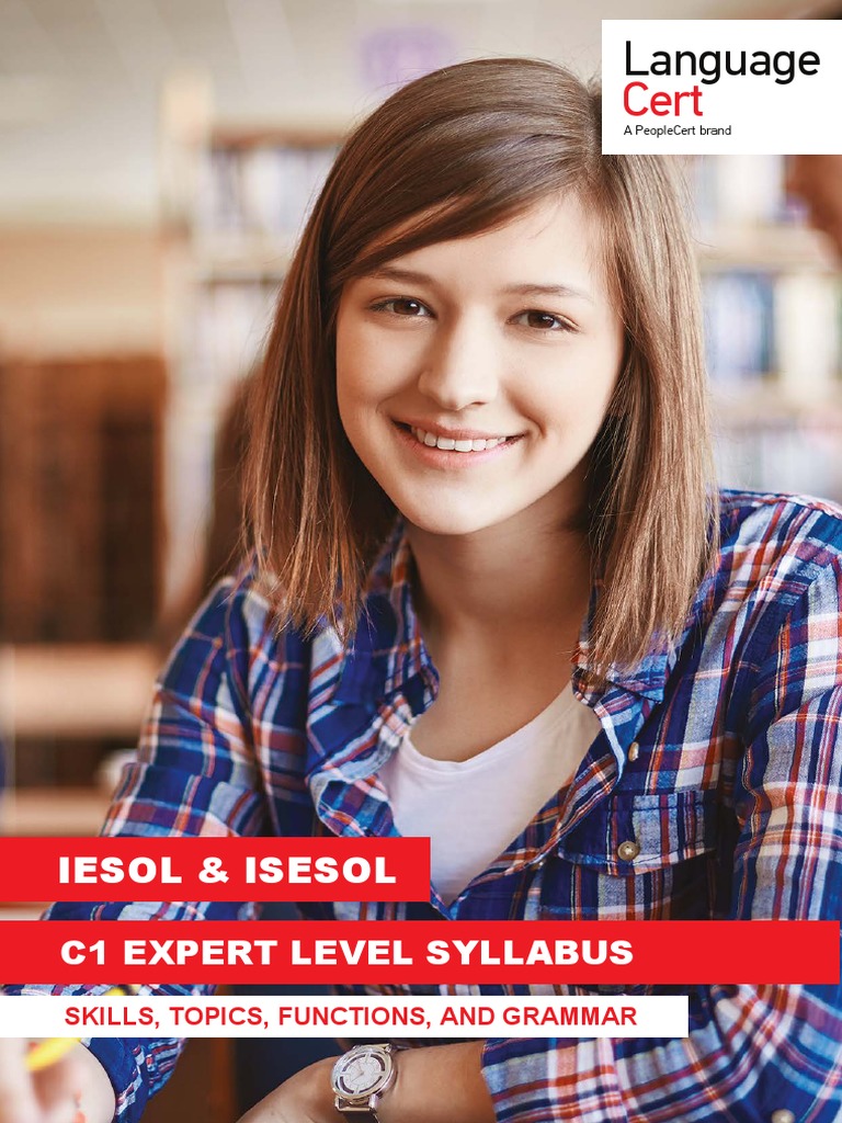 LanguageCert C1 Syllabus | PDF | Verb | Adverb