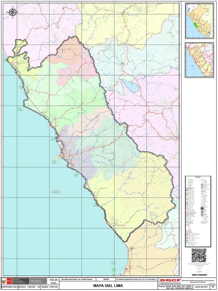 Mapa Vial-Lima | PDF