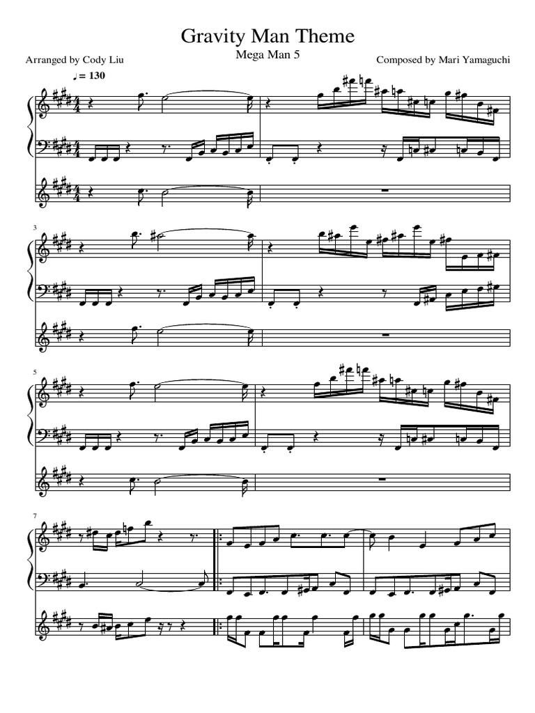 Gravity Man Theme PDF | PDF