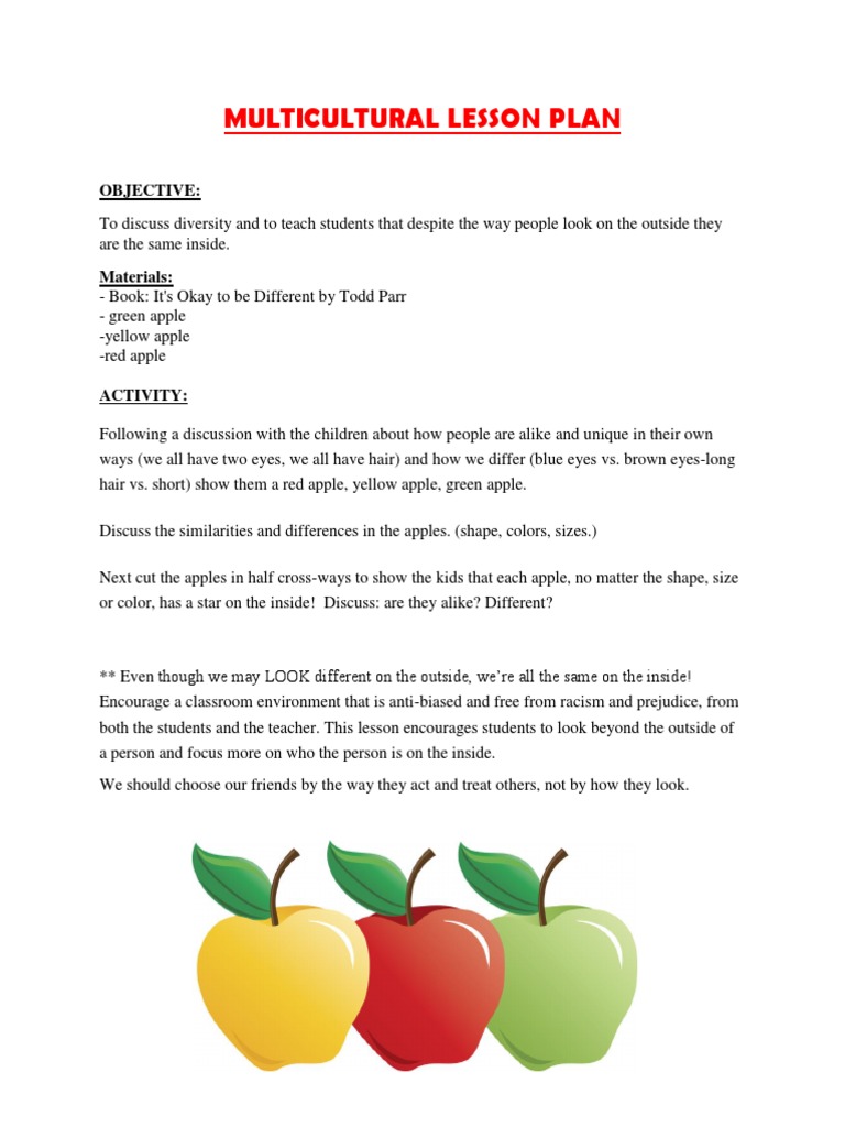 Multicultural Lesson Plan | PDF | Career & Growth | Science & Mathematics
